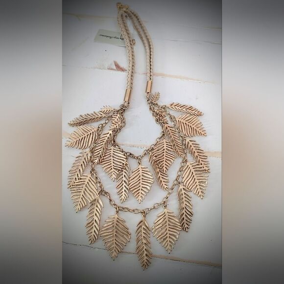 Tommy Bahama | Jewelry | Tommy Bahama Palm Leaf Statement Collar Necklace Nwt | Poshmark